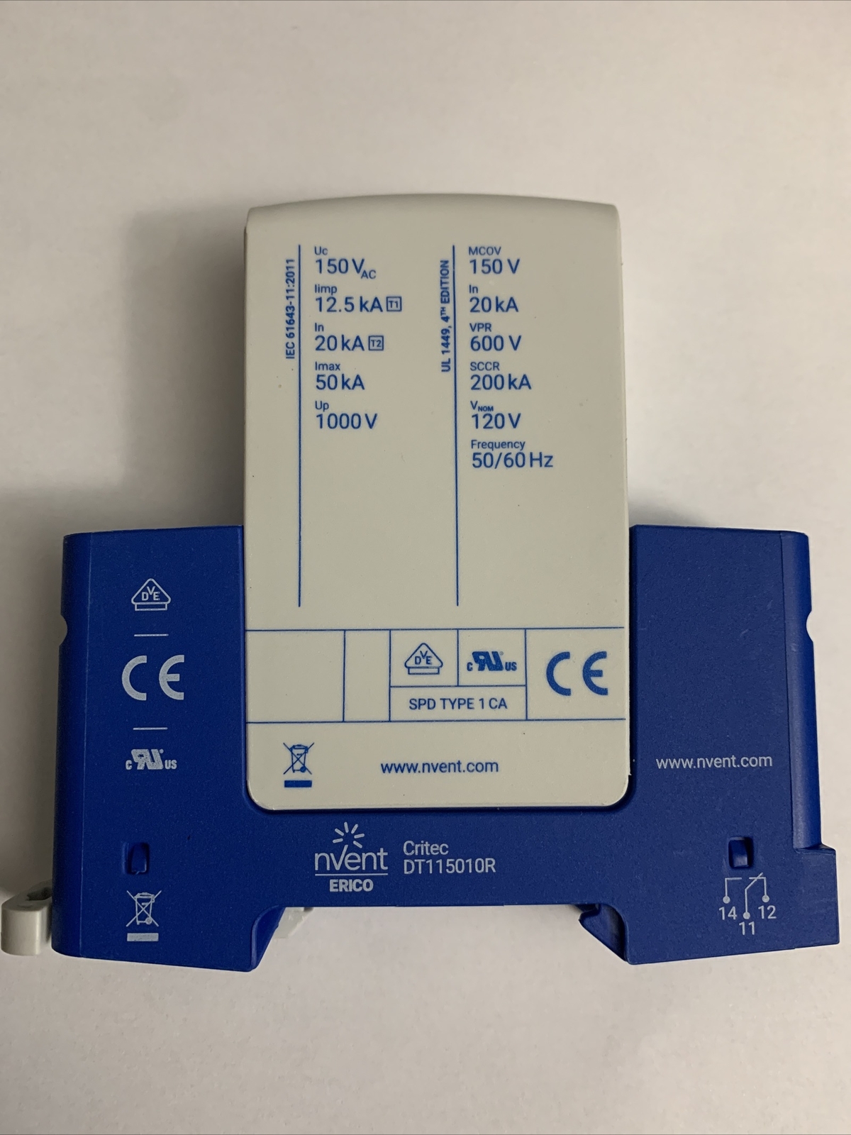 Nvent Erico Critec DT115010R Surge Protector | eBay