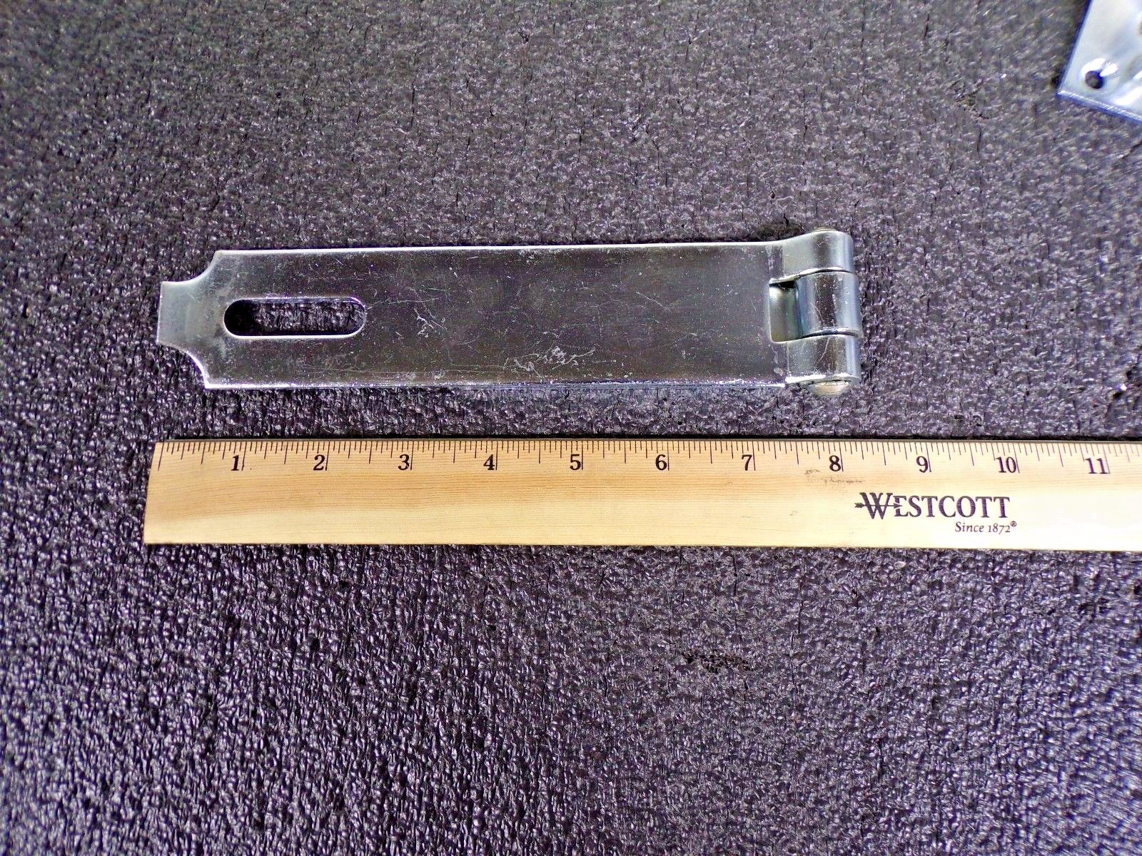 Conventional Rotating Eye Hasp, 1-7/8"H x 1-1/2"W x 7-1/2"L, Zinc ...