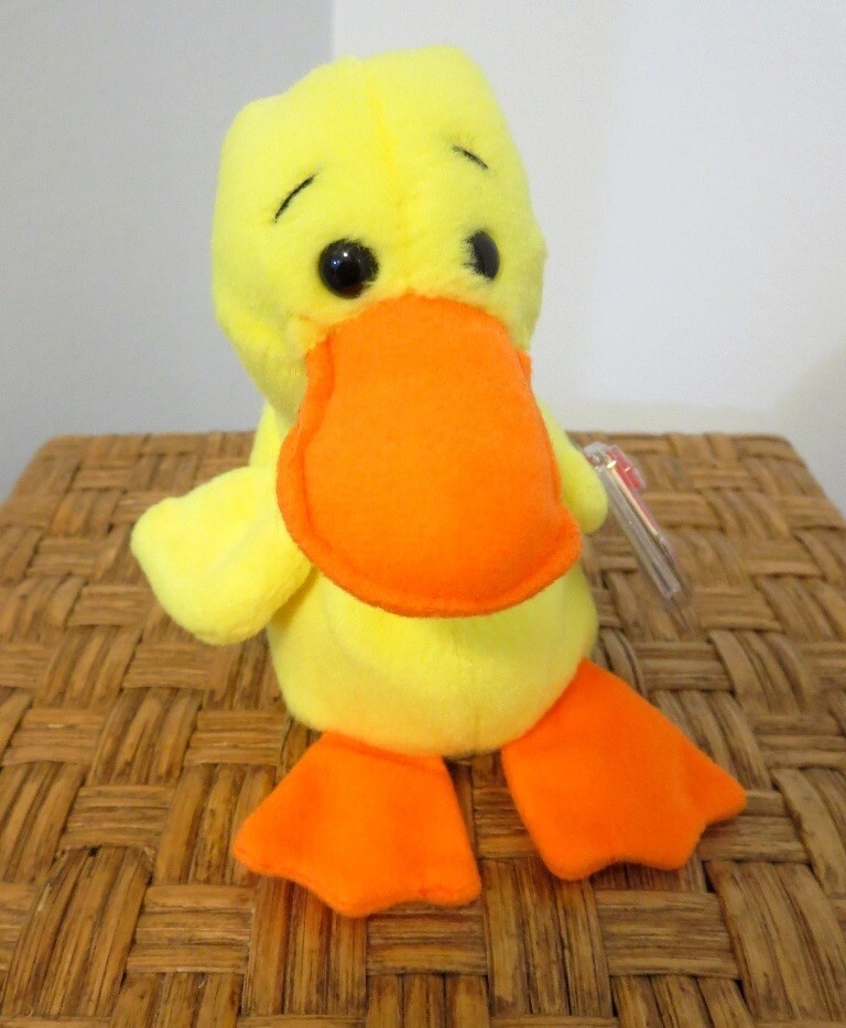 Ty 3rd / 1st Gen Very Rare UK CE Version Quackers with Wings & Perfect ...
