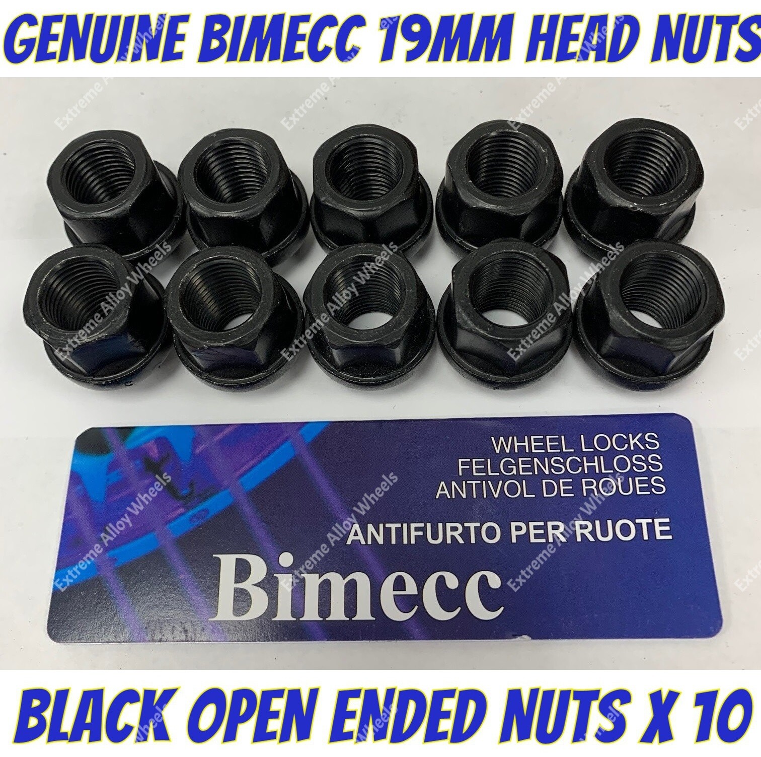 Alloy Wheel Nuts B open x 10 M12x1.5 Volvo 740 760 780 940 C30 S40 V40 ...