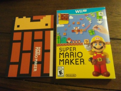 Super Mario Maker Game (Nintendo Wii U) with Cases & Book 45496903756| eBay