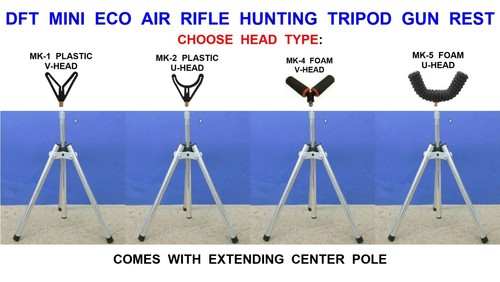 NEW DFT MINI ECO AIR RIFLE TRIPOD HUNTING SHOOTING STICK TARGET GUN ...