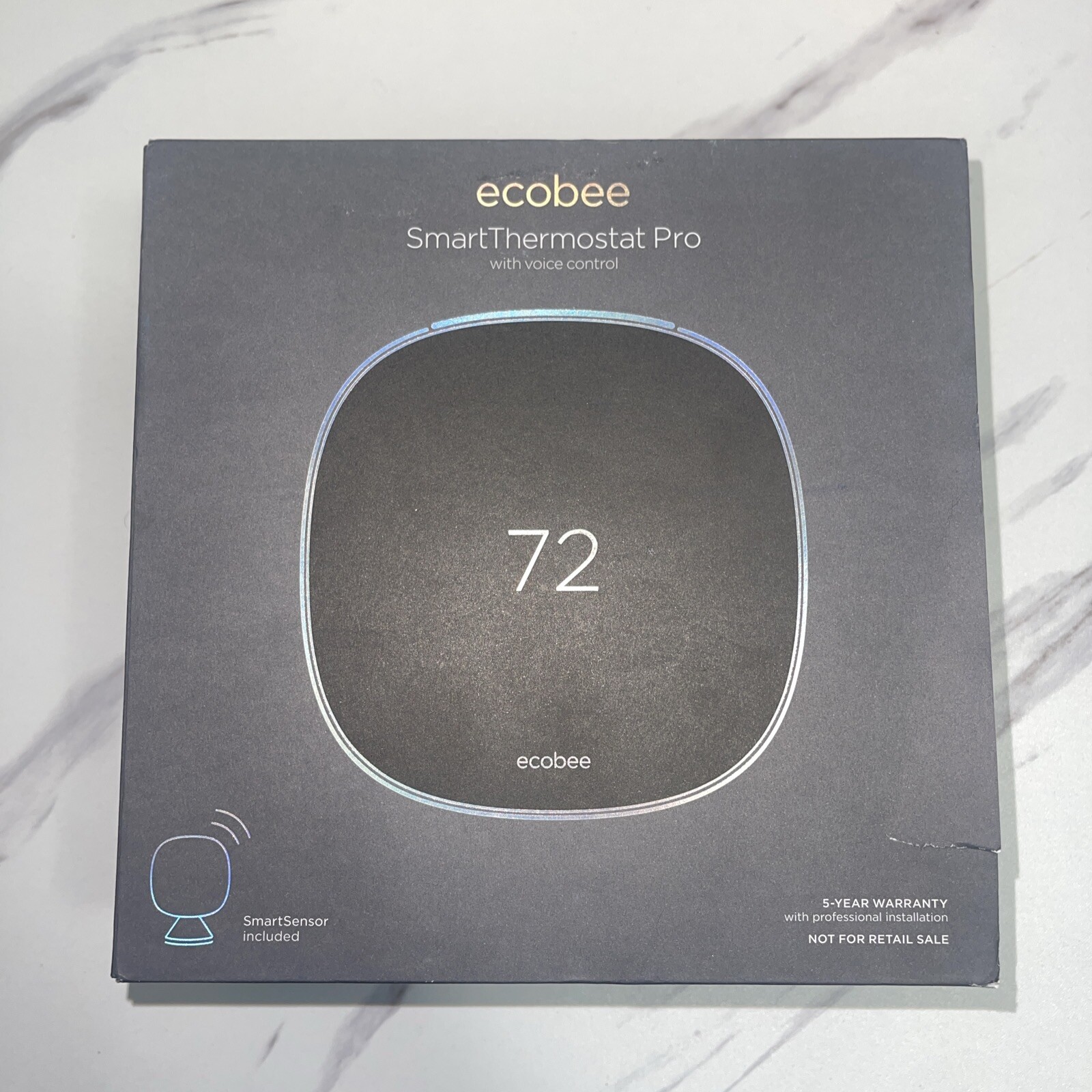 ecobee EB-STATE5-01 Smart Thermostat with Smart Sensor - Black for sale ...