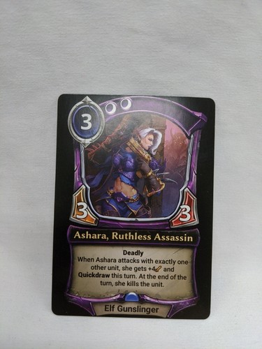 Eternal Ashara Ruthless Assassin Promo Card | eBay