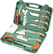item 1 12PSC Hunting Deer Knife Set Field Dressing Kit Forest Portable ...