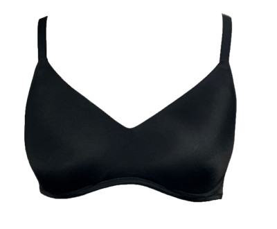 Jockey~Smooth & Sleek Wirefree Molded Bra~36D~Black~A631597~2354~Foam ...