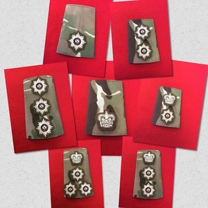 Irish Guards MTP Combat Rank Slides Irish Guards Multicam Slides | eBay