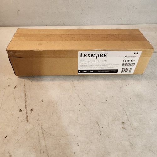 Lexmark C734X77G Waste Toner Container Genuine New OeM Sealed Box C734 ...