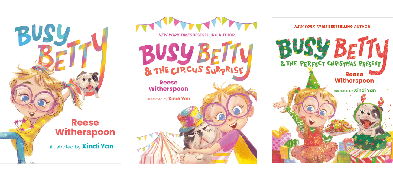 Reese Witherspoon Busy Betty 3-Book Hardcover Set | eBay