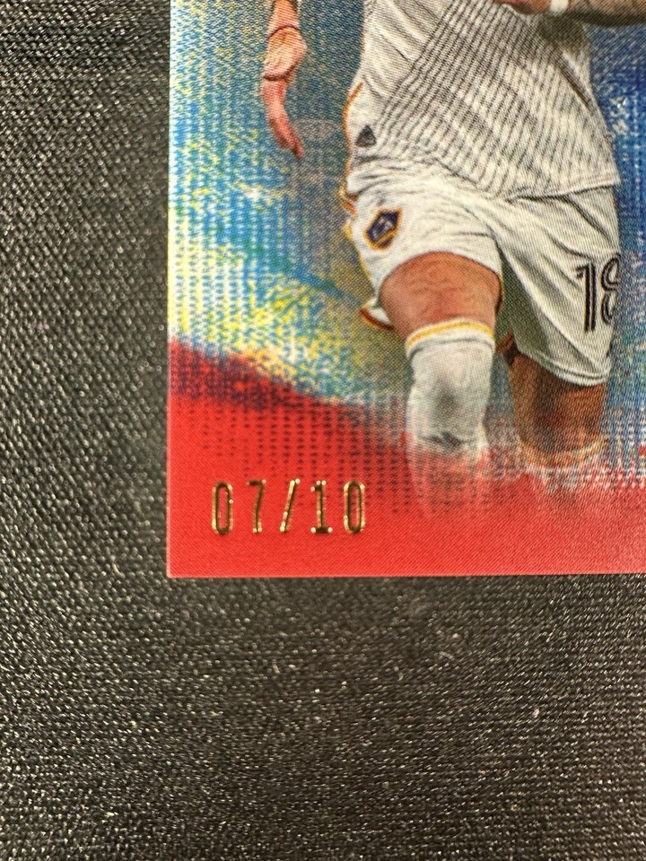 2025 Topps Inception MLS Marco Reus Jumbo Relic AJR-MR Auto Red 7/10 LA ...