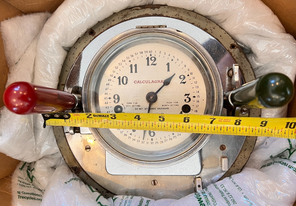 Working Antique Pool Table Timer w/ Directions & Extra Ribbons | eBay