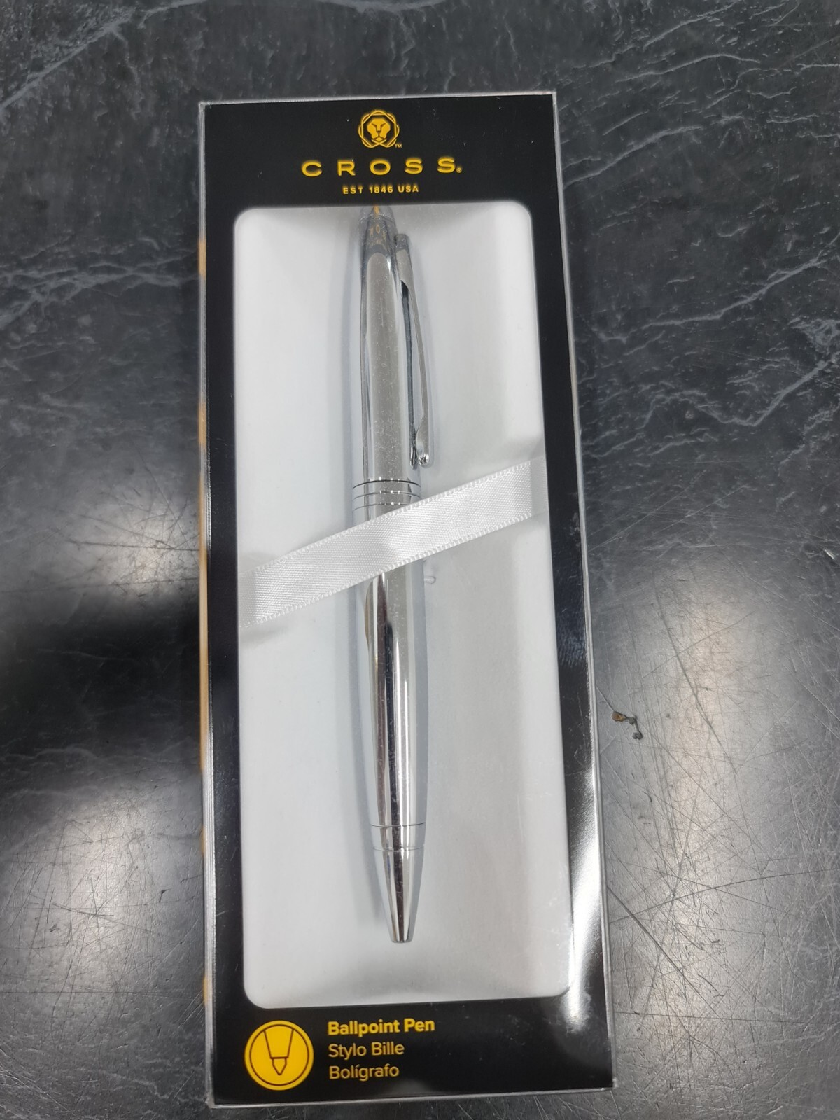 Cross Classic Century Medalist Ballpoint Pen With Polished Chrome and ...