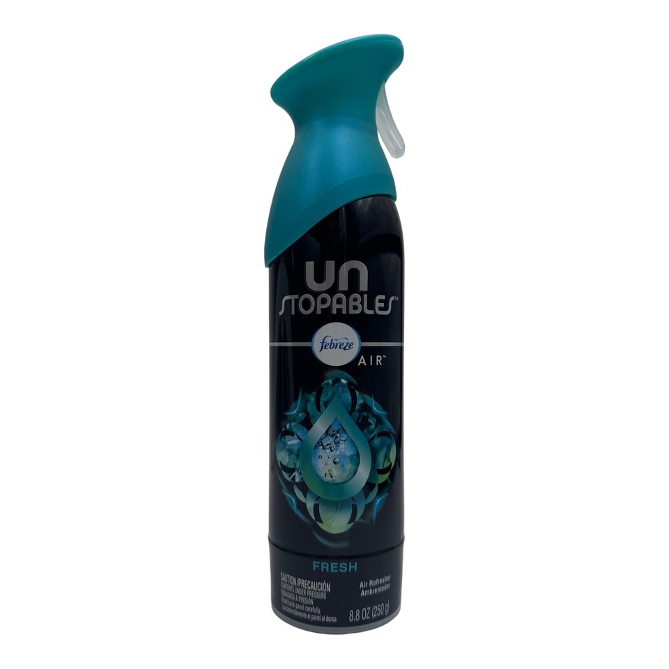 Febreze UnStopables Fresh Fabric Deodorizer Spray 16.9 oz & Air ...