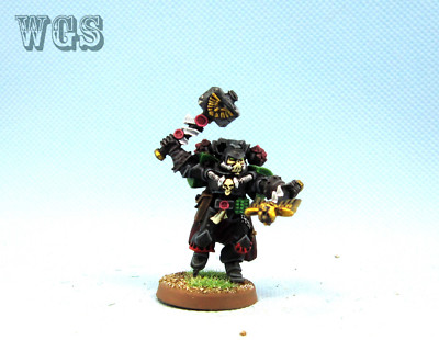 Warhammer 40K WGS painted Space Marine Salamanders Chaplain Xavier ...