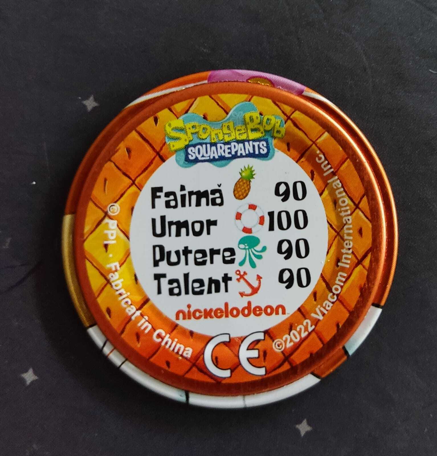 SpongeBob Squarepants VIACOM 22 / ANGRY BIRDS CHIPICAO POGS/TAZOS Discs ...