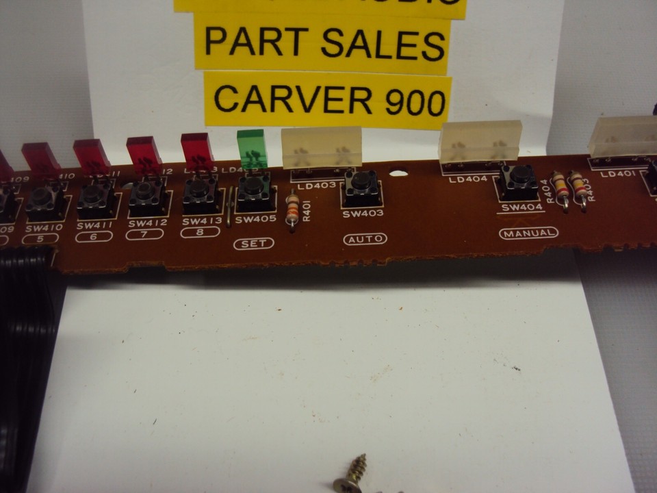 Carver 900 Receiver LED/Switch Board P/N CSW-552. Tested Parting Out ...