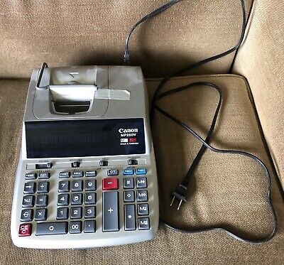 Canon MP25DV Calculator 12 Digits 2 Color Print Clock & Calendar Adding ...