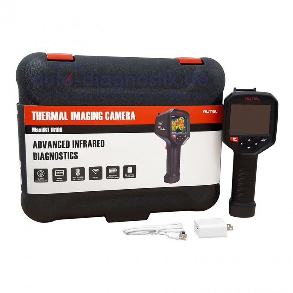 Autel MaxiIRT IR100 Termocamera Telecamera Infrarossi 3,5 " Tft-Display ...