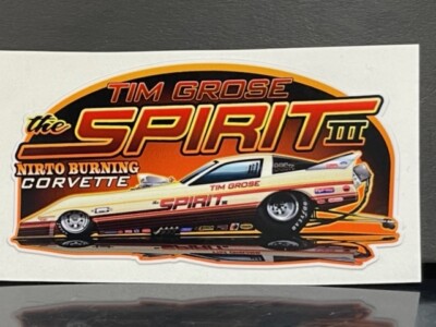 VRHTF NHRA "TIM GROSE SPIRIT III DATSUN Z FUNNY CAR 4 X 2.5" STICKER | eBay