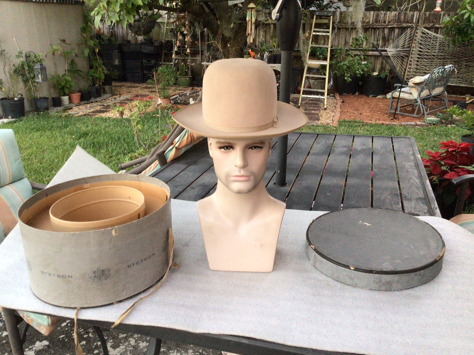 Vintage EXCELLENT Stetson 50s Taupe (Will Custom Shape) 3X Beaver 7+ 7 ...