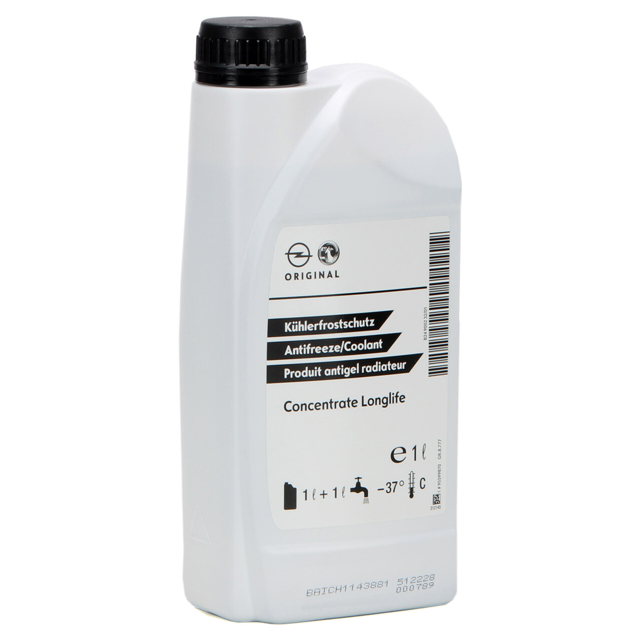 1L ORIGINAL Opel Kühlerfrostschutz DEX-COOL Concentrate Longlife BLAU ...