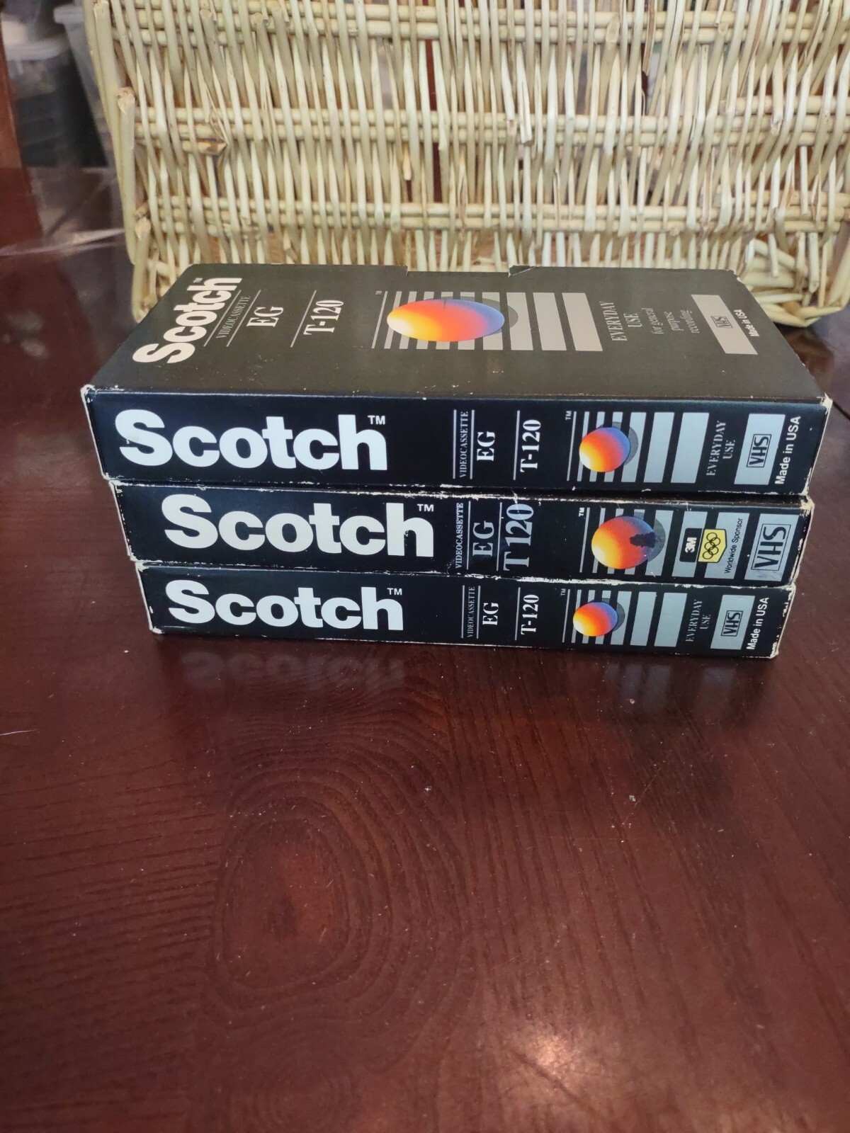 Set Of 3 Scotch EG T-120 VHS Tapes - Used | eBay