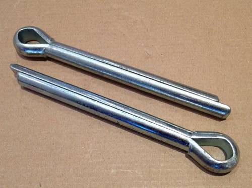 Qty 2 BS1574 Imperial Split Cotter Pins 1/2 inch dia x 4 1/2 inch long ...