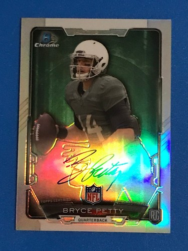 BRYCE PETTY - 2015 BOWMAN CHROME - RC ROOKIE AUTOGRAPH | eBay