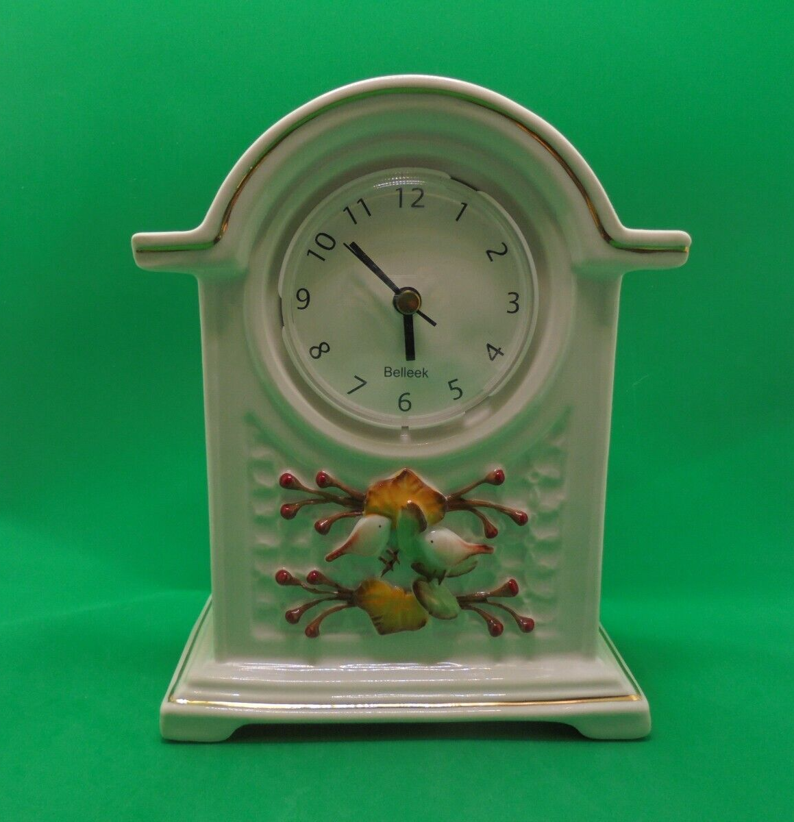 Belleek Ireland Clock Autumn Bird 8" Tall | eBay