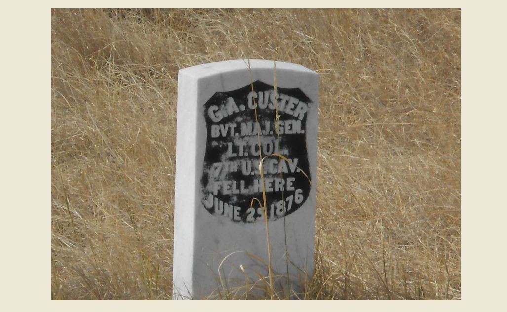 General George Custer Headstone Grave PHOTO Civil War,Died Battle ...