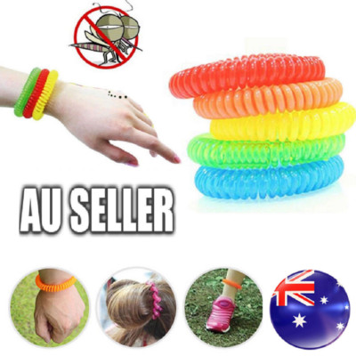 5/10PCS Anti toxic Mosquito Repeller Insect Wrist Bands Camp Bracelet ...