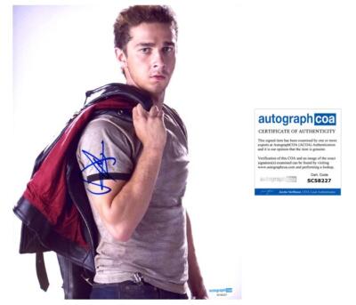 Shia LaBeouf "Indiana Jones" AUTOGRAPH Signed 'Mutt Williams' 8x10 ...