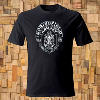Springfield Armory Logo Men's Black T-shirt | eBay