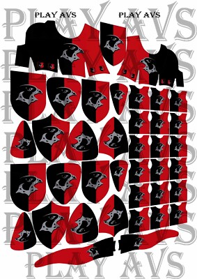 Autocollants Playmobil Caballero. Couvertures pour chevaux. Bouclier ...