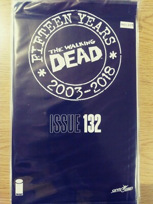 WALKING DEAD 132 NM [15 YEAR ANNIVERSARY BLACK POLYBAGG SEALED] PA11 ...