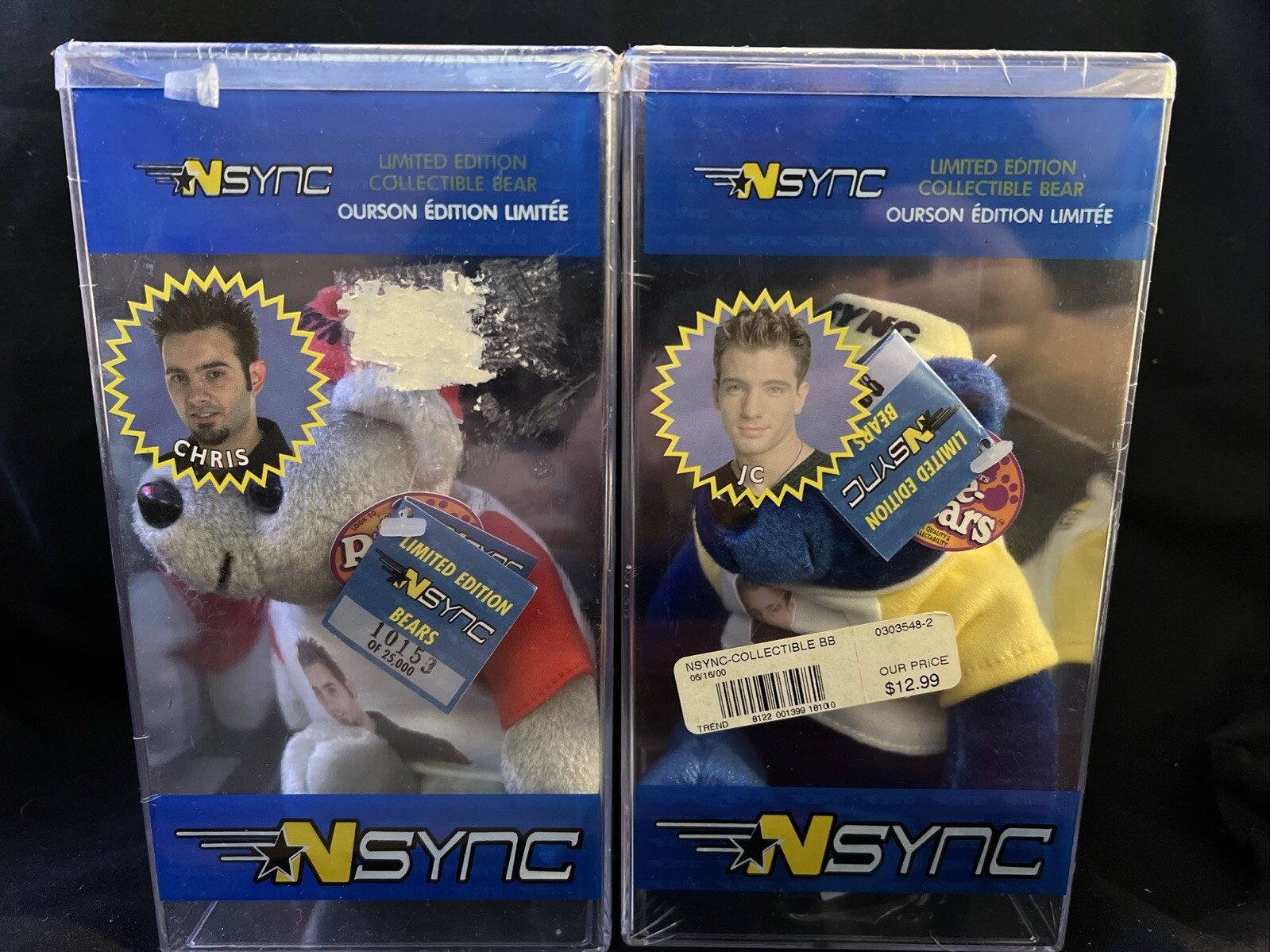 RARE TY Rare Bears JC And Chris NSYNC LIMITED EDITION Collectors #09836 ...