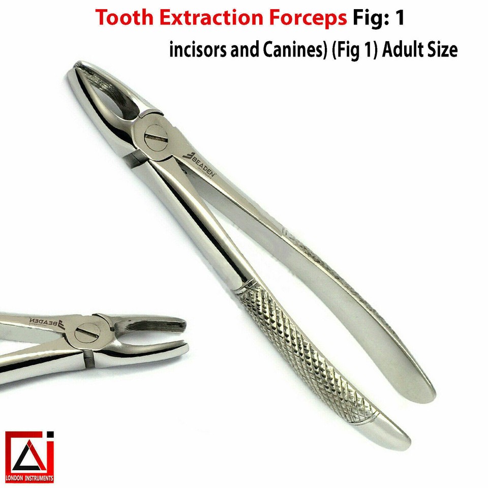 Dental Tooth Extraction Forceps Upper Lower Wisdom Teeth Removal Pliers ...
