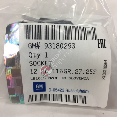 VAUXHALL BULB SOCKET - GENUINE NEW - 93180293 | eBay UK