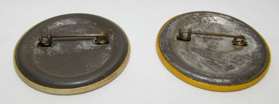 2 Vintage Congoleum-Nairn Contractor Employee ID Badges Pins | eBay