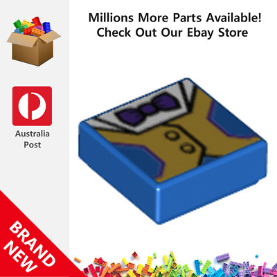 Genuine LEGO™ Blue 1 x 1 with Vest Tiles 3070 3070bpb121 6194025 New ...