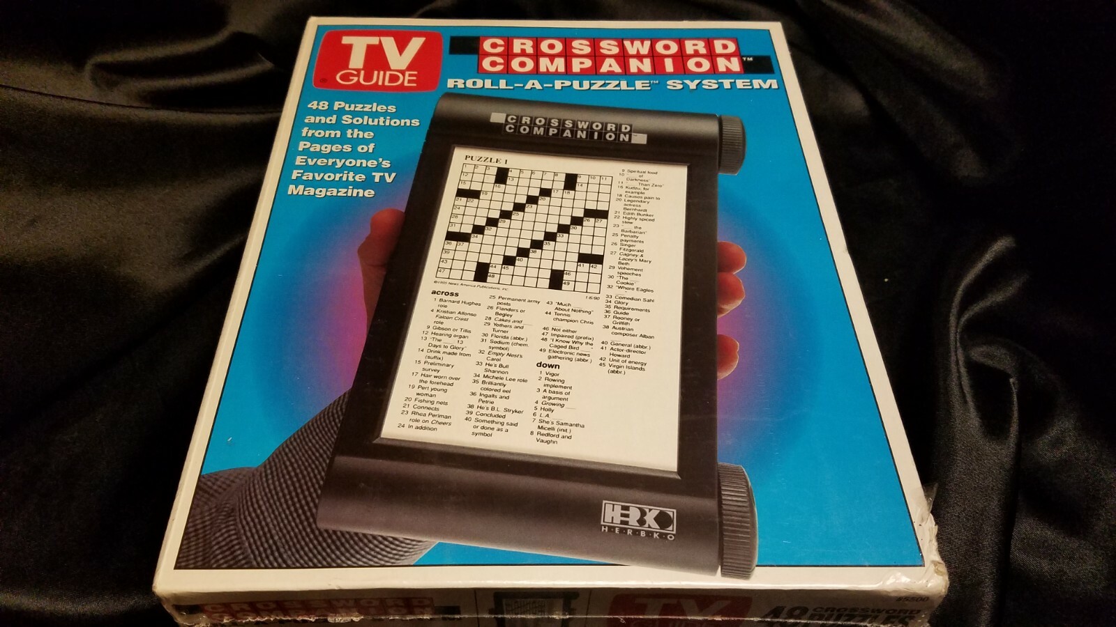 TV Guide Crossword Companion Roll-a-Puzzle System 48 Puzzles by Herbko ...
