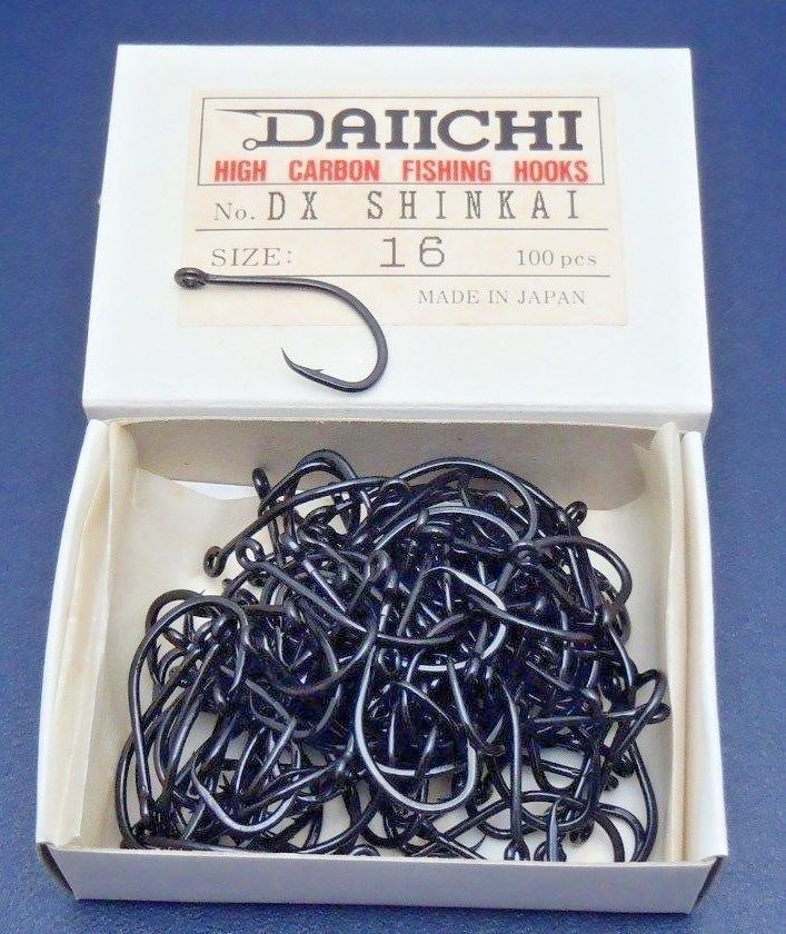 100pcs Daiichi DX Shinkai High Carbon Bait Circle Hooks Fishing Choose Your Size | eBay