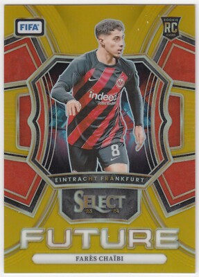 2023-24 Panini Select FIFA Future Gold Prizm FARES CHAIBI #12 #5/10 ...
