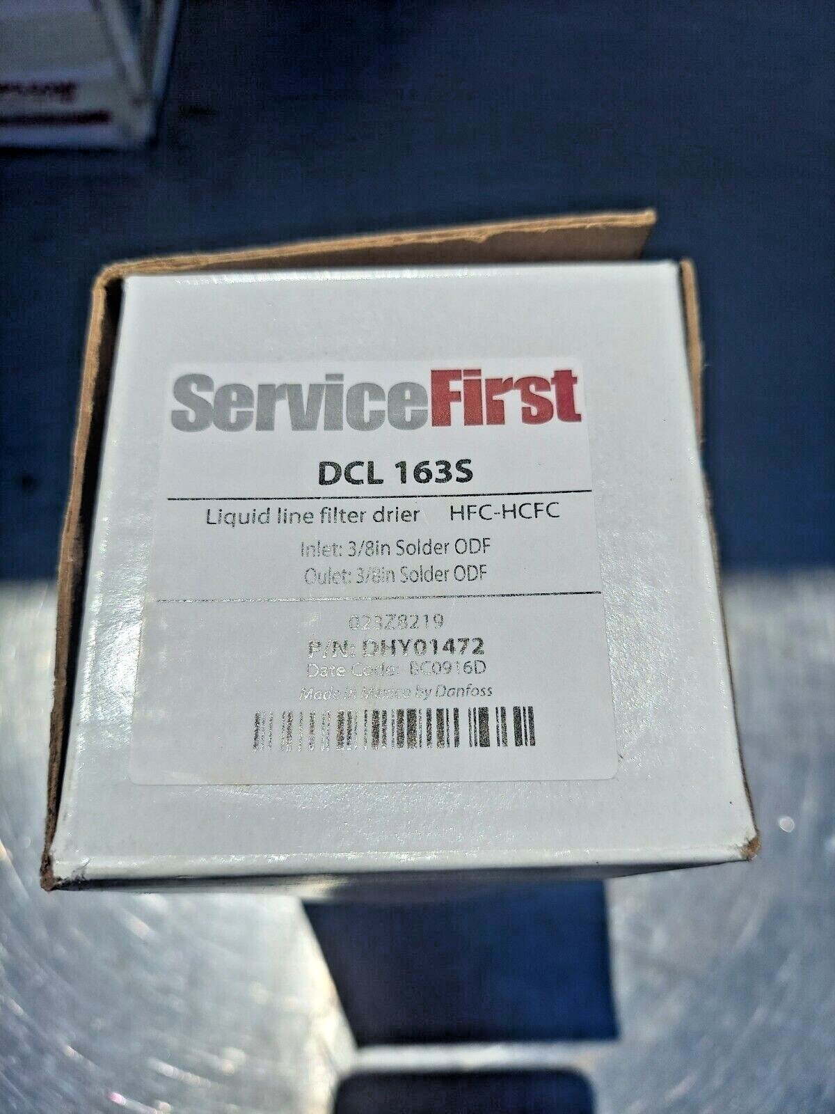 Service First DCL 163S Liquid Line Filter Drier 3/8" Solder ODF P/N ...