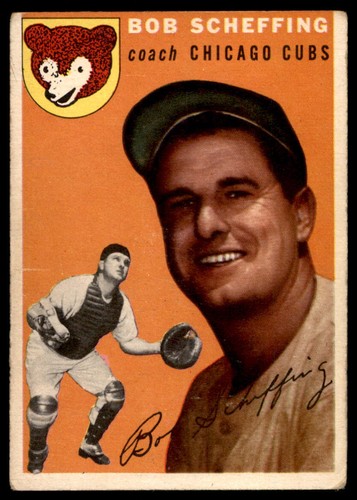1954 Topps #76 Bob Scheffing Coach (minor crease & surface wear) | eBay