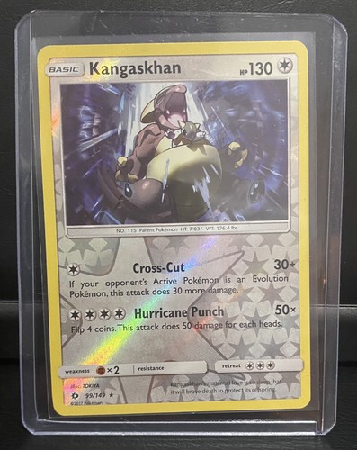Pokémon Card TCG Kangaskhan Sun & Moon Base Set 99/149 Reverse Holo ...