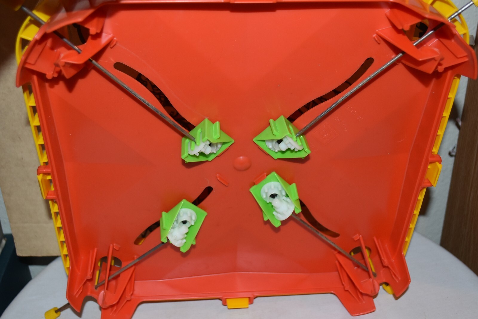 VINTAGE 1981 HASBRO Baboon Ball Hockey GAME in BOX USA RETRO Parts EUC ...