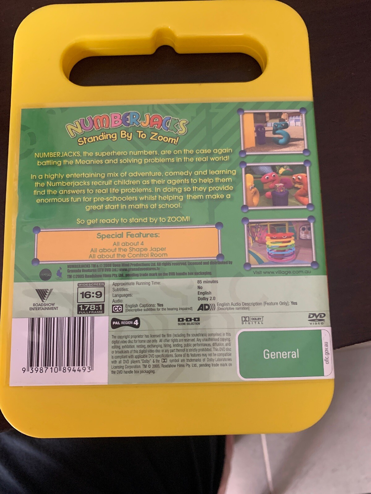 Numberjacks - Standing by to Zoom (DVD, 2007) Number Jacks Region 4 ...