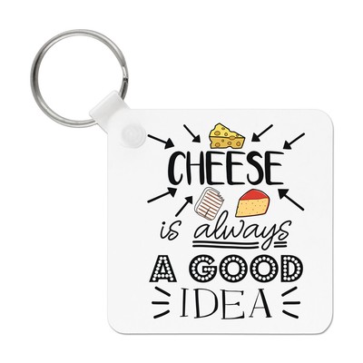 Cheese Is Always A Good Idea Keyring Key Chain - Funny Food Joke | eBay