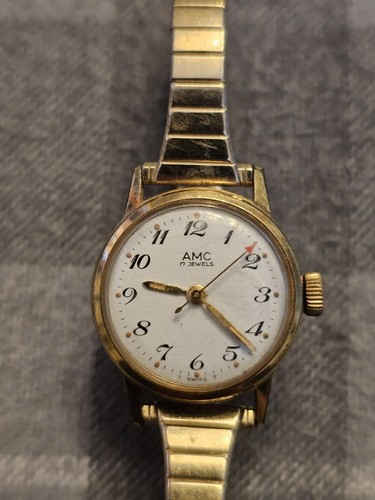 Vintage AMC 17 Jewels Automatic Watch. Not Running. | eBay